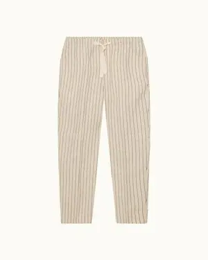 Orlebar Brown Relaxed Fit Striped Linen Trousers