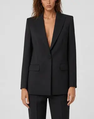 Philipp Plein Boyfriend Fit Blazer With Baroque Skull Embellishment