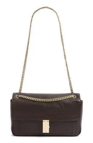 TOM FORD Mia Chain Shoulder Bag - Espresso