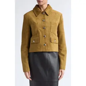 Altuzarra Astley Suede Jacket - Breen