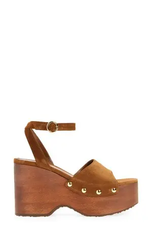 GIANVITO ROSSI Stud Platform Sandal