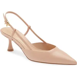 GIANVITO ROSSI Kitten Heel Slingback Pointed Toe Pump