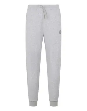 PLEIN SPORT Fleece Joggers 3d Tiger - Grey