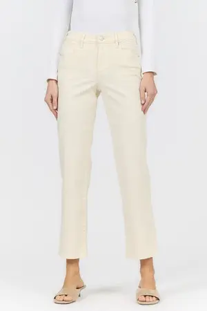 DEAR JOHN Anika Mid Rise Ankle Straight-leg Jeans