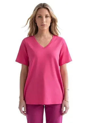 Roaman's Ultimate Short Sleeve Swing Tee - Raspberry