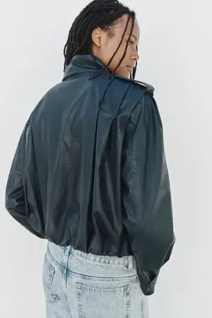 H&M Oversized Funnel-collar Jacket