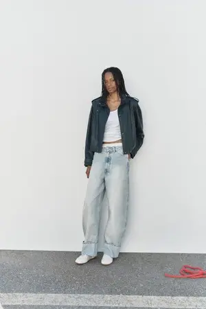 H&M Oversized Funnel-collar Jacket