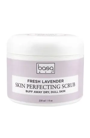BASQ NYC Lavender Shea Sugar Scrub - White