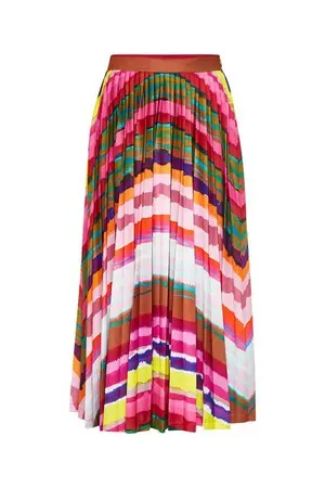 MAISON COMMON Plissee Jersey Skirt - Multicolour