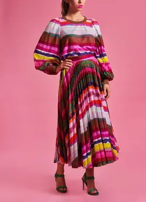 MAISON COMMON Plissee Jersey Skirt