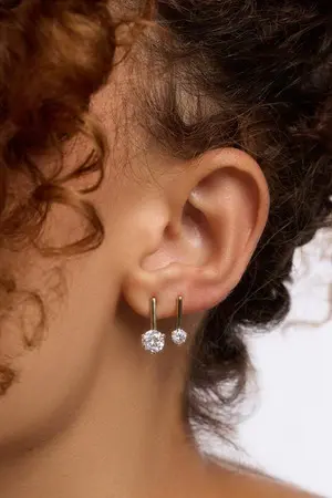 ELECTRIC PICKS JEWELRY Jet Set Earrings Set Of 2 - Gold