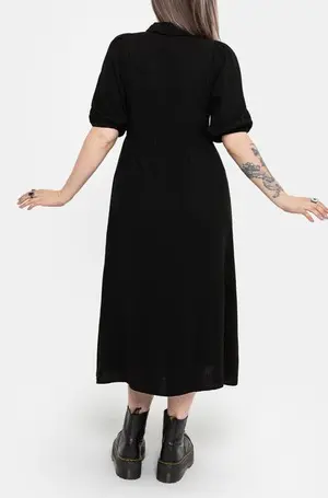 DISTURBIA Dionaea Midi Shirt Dress
