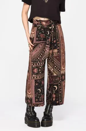 DISTURBIA Nola Folk Patchwork Culottes
