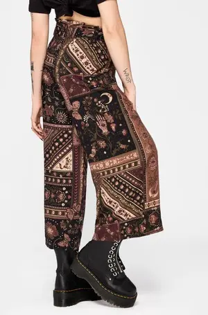 DISTURBIA Nola Folk Patchwork Culottes