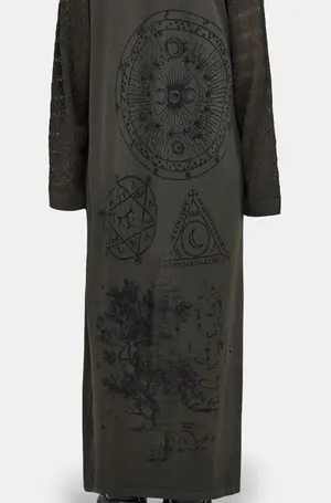 DISTURBIA Evander Cosmic Astrology Cardigan