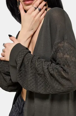 DISTURBIA Evander Cosmic Astrology Cardigan