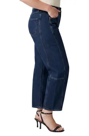 SILVER JEANS CO. Slim Barrel High Waist Ankle Jeans