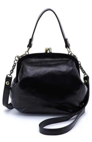 Hobo Alba Frame Leather Crossbody Bag