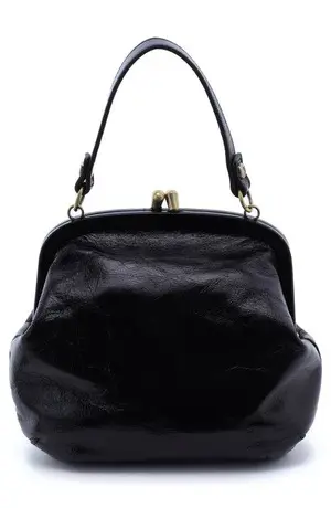 Hobo Alba Frame Leather Crossbody Bag