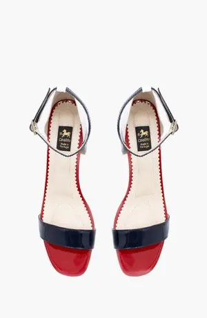 CAVALINHO Block Heel Sandals With Adjustable Ankle Strap