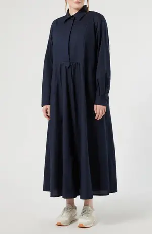 Marina Rinaldi Long Sleeve Shirt Dress