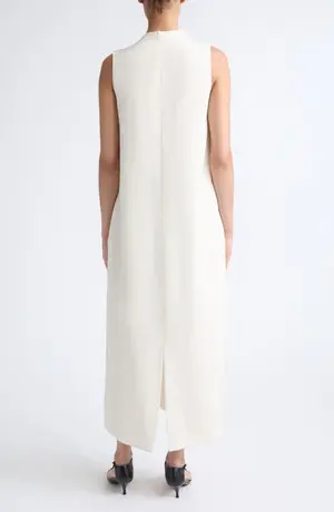 Altuzarra Jackie Fringe Trim Silk Maxi Dress