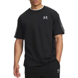 Under Armour Icon Heavyweight Taped T-shirt - Ultimate Black/white