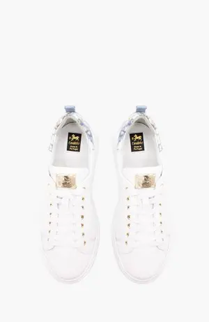 CAVALINHO Acqua Bella Leather Lace-up Platform Sneakers