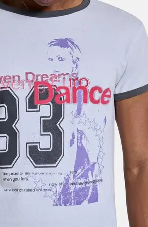 JADED LONDON Heavenly Graphic Ringer T-shirt