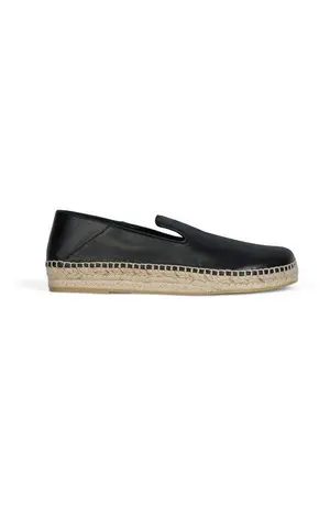 Balmain Smooth Leather Espadrilles