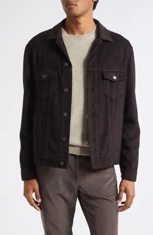 Boglioli Cashmere Trucker Jacket - Brown