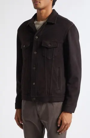Boglioli Cashmere Trucker Jacket