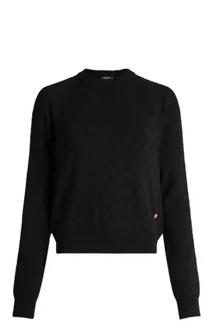 Balmain Knit Jumper - Black