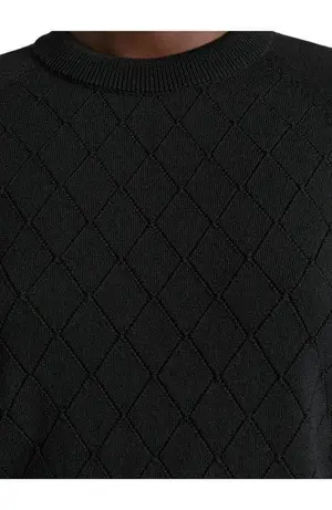 Balmain Fine Knit Jumper With Quilted Effect