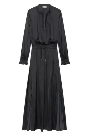 Zadig&Voltaire Rayado Satin Maxi Dress