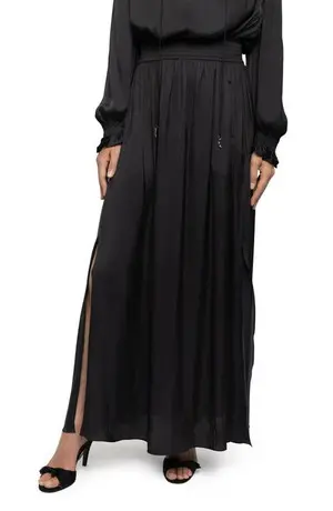 Zadig&Voltaire Rayado Satin Maxi Dress
