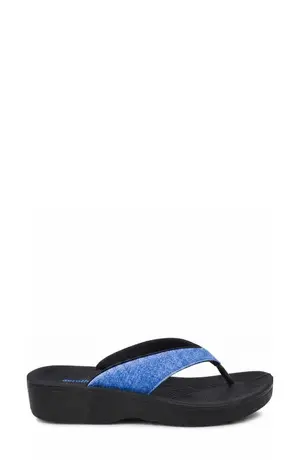 AEROTHOTIC Platform Flip Flop - Blue