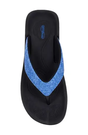 AEROTHOTIC Platform Flip Flop - Blue