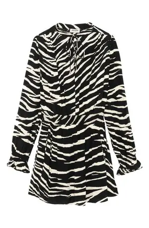 Zadig&Voltaire Rayados Zebra Print Mini Dress