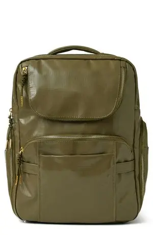 AIMEE Dakota Ripstop Laptop Backpack - Olive Ripstop Nylon