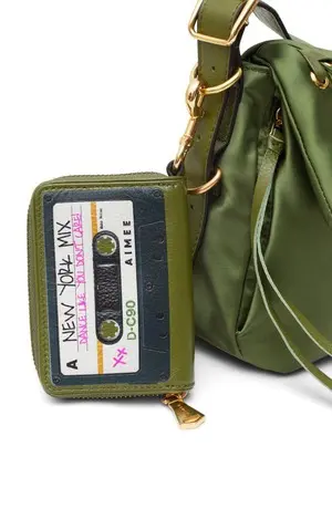 AIMEE Mix Tape Leather Bag Charm Wallet