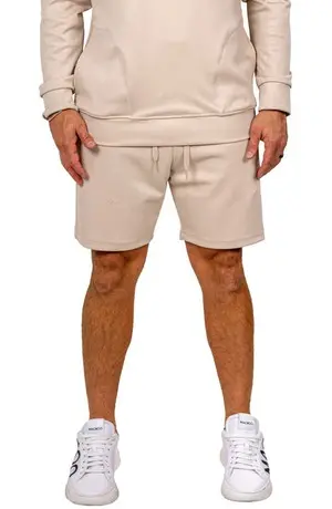 MACEOO Marthyr Pique Knit Shorts - Beige