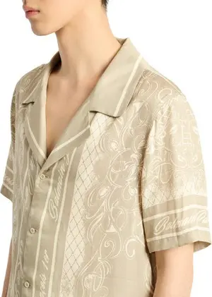 Balmain Printed Foulard Pyjama Shirt