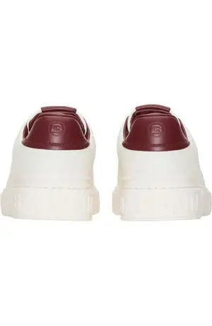 Balmain B-court Smooth Leather Trainers