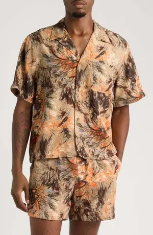 RIZORT Roger Camp Shirt - Orange