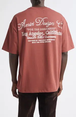 Amiri Oversize Dreamers Embroidered T-shirt