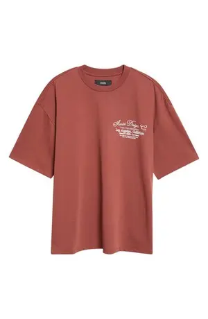Amiri Oversize Dreamers Embroidered T-shirt
