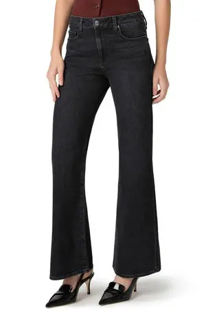 Paige Sofia Flare Jeans - Solstice Black