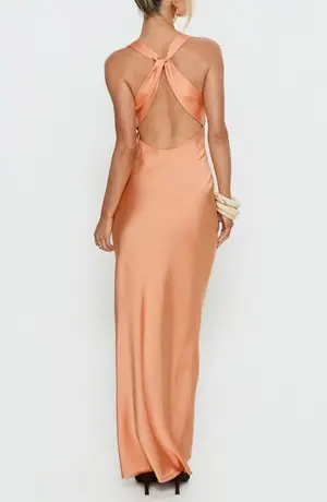 Princess Polly Cowl Neck Crossover Back Maxi Dress