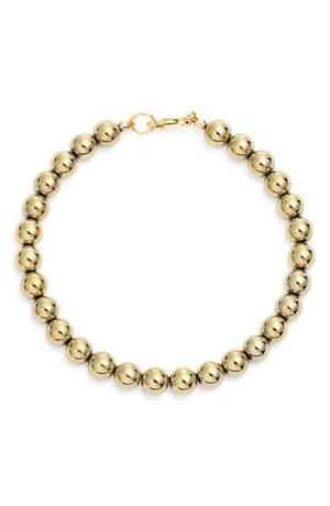 HOUSE OF OLIA Kobri Vitality 14k Gold-filled Bead Bracelet - Pyrite